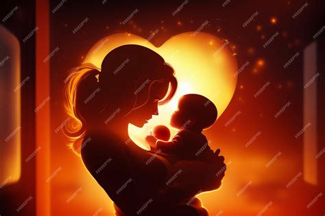 Fondo De Pantalla De Fondo De Amor De Mamá Y Niño Feliz Día De La Madre