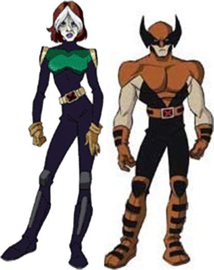 The Wolverine And Rogue X Men Evolution By Zyule On Deviantart