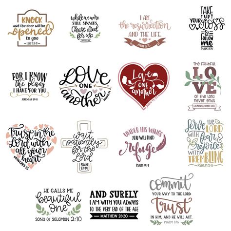 Christian Svg Bundle Religious Svg Bible Verse Svg Christian Quote Svg Scripture Svg Jesus