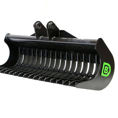 Hanix H80 2 60 1500mm General Purpose Rake Bucket 75mm Gaps For 6