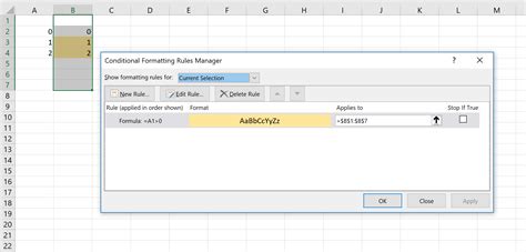 Conditional Formatting More Than 0 Value But Ignore Formulas Rexcel