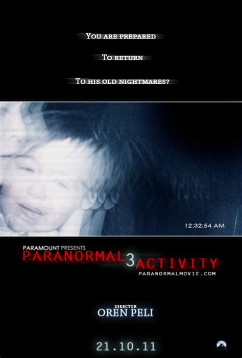 Paranormal Activity 3 Poster The Reel Bits