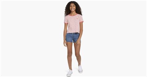 Ditsy Floral Top Big Girls S Xl Pink Levis® Us