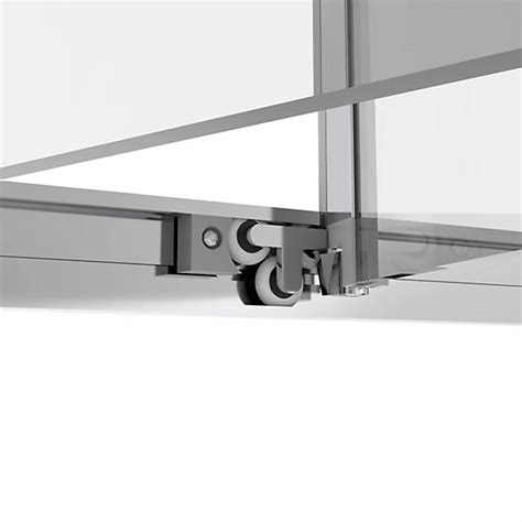 Rinse 760mm Bifold Shower Door 6mm Clean Glass Shower Enclosure