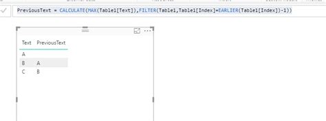 Solved Re How To Get Previous Row Value For Text Column Microsoft Fabric Community