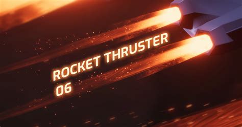 Sci Fi Rocket Thruster Vfx 06 Vfx Particles Unity Asset Store