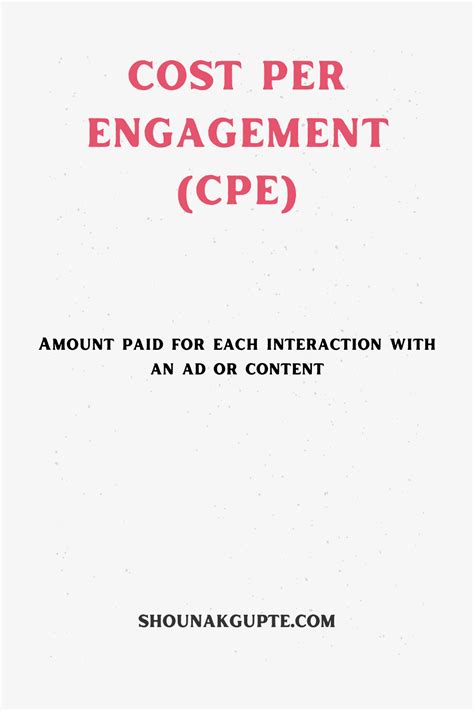 free cost per engagement cpe calculator online