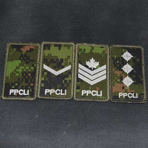 Velcro Rank Officer Ppcli Kitshop