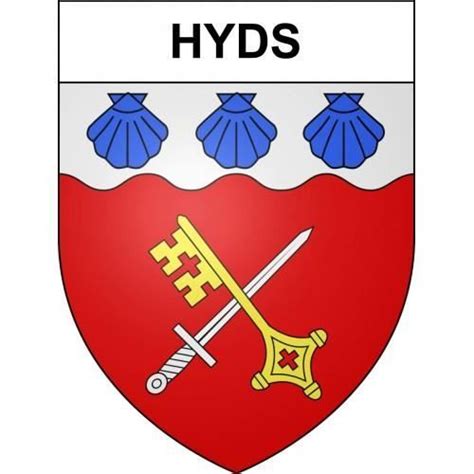 Hyds 03 Ville Sticker Blason écusson Autocollant Adhésif Taille 4