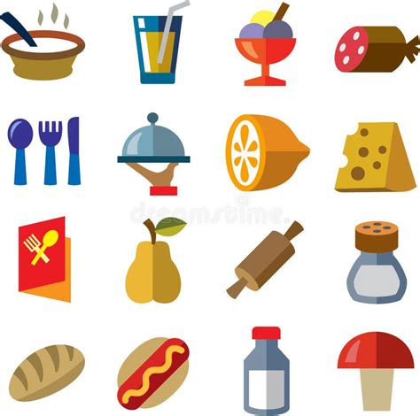 Icono De La Comida Ilustración Del Vector Ilustración De Cocina 49824352
