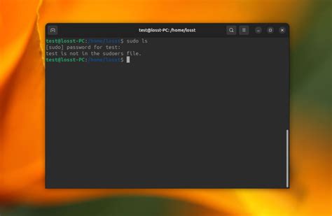 how to fix user is not in the sudoers file in ubuntu losst