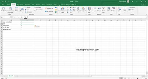 Best Ways To Insert A Tick Symbol And Cross Mark In Excel