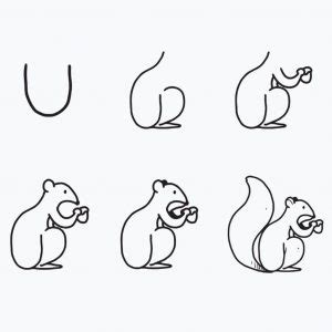 How To Draw A Squirrel A Step By Step Guide For Beginners Sharmell Day