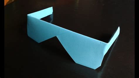 How To Make Origami Sunglasses Youtube