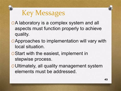 Laboratory Quality Management Notes Ppt