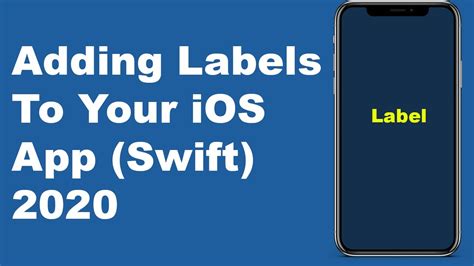 How To Add Labels To Your App In Xcode 11 Swift 5 2020 Youtube