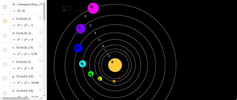 Solar System Applet