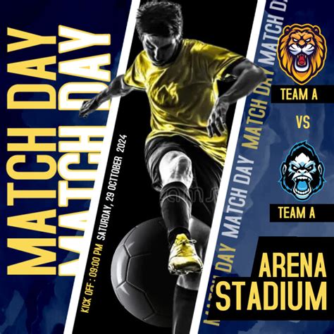 Matchday Template Postermywall