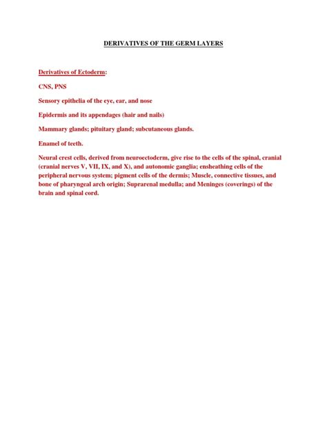 Derivatives Of Ectoderm Pdf