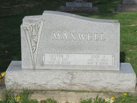 Lester D Maxwell 1917 2004 Find A Grave Memorial