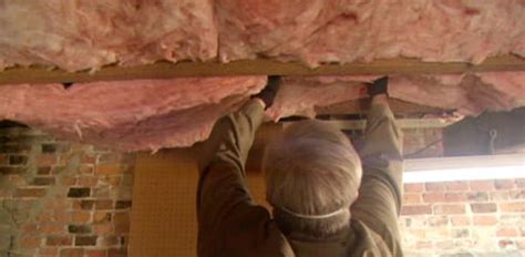Installing Insulation Floor Joists Floor Roma