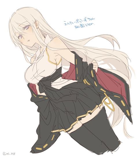 Enterprise In Sakura Style Clothes Enterprise R Azurelane