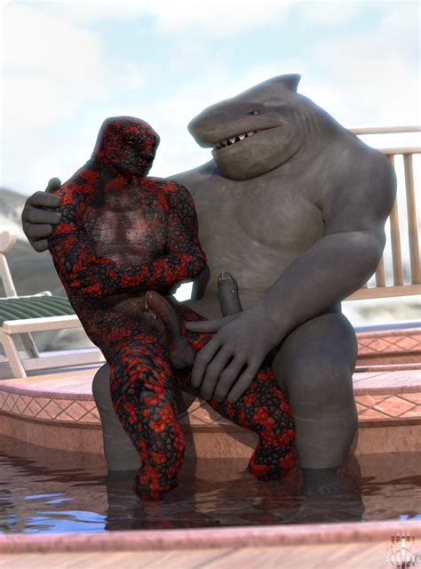Rule 34 3d Anthro Gay Lizard Male Malemale Penis Shark Stormievn