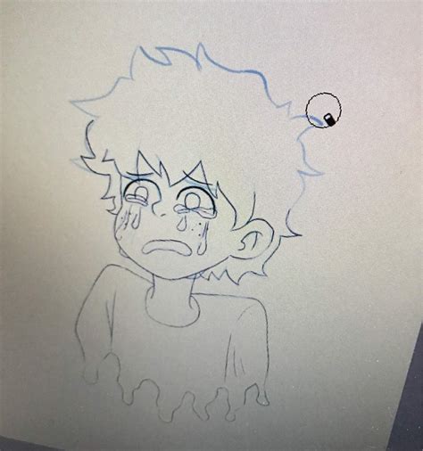 Deku Drawings Easy Sad
