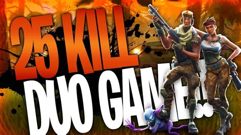 Indirect Fortnite Battle Royale 25 Kill Duo Game Insane Gameplay