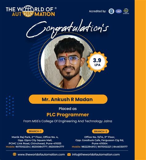 The World Of Automation Automation Institute On Linkedin Congratulation Theworldofautomation