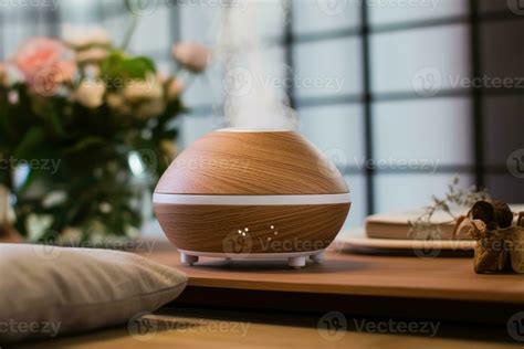 Aromatherapy With A Diffuser Emitting Steam Professional Advertising Photography Ai Generated