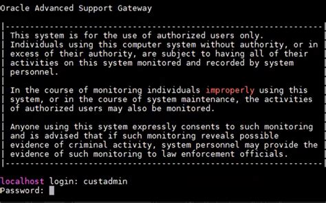 Registering The Gateway With Oracle Oracle® Advanced Services Gateway