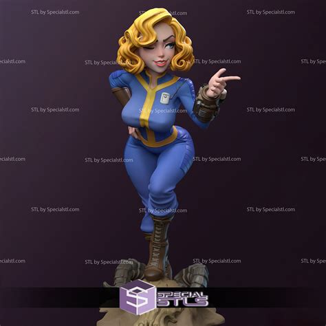 Vault Girl 3d Model Fallout Stl Files Specialstl