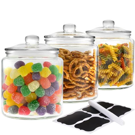 Buy Glass Cookie Jar 2x 12 Gallon 64oz And 14gallon 32ozglass