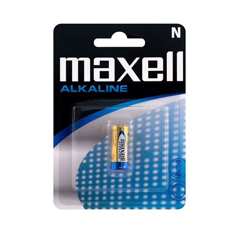 Maxell LR1 alkaline battery - individual blister pack | Laval Europe