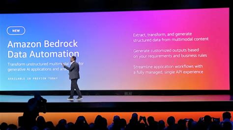 aws debuts advanced rag features for structured unstructured data