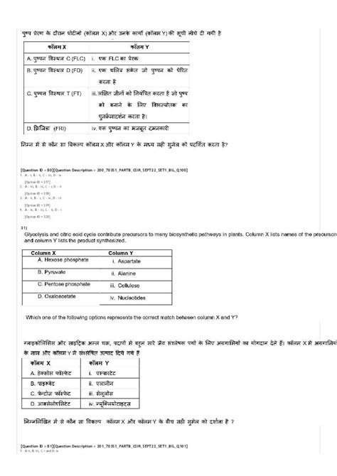 CSIR UGC NET Question Paper For Life Science Download PDF AglaSem Career