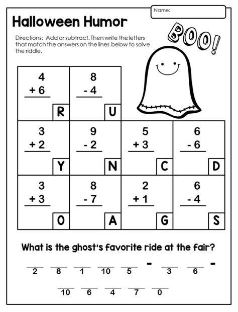 Free Printable Halloween Graphing Worksheets Printable Templates