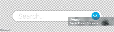 투명 한 배경에 검색 막대 벡터 격리 된 웹 요소입니다 벡터 검색 막대 상자입니다 Ui 템플릿 인터페이스입니다 0명에 대한 스톡 벡터 아트 및 기타 이미지 Istock