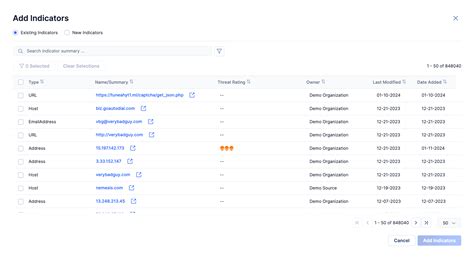 The Associations Tab Threatconnect