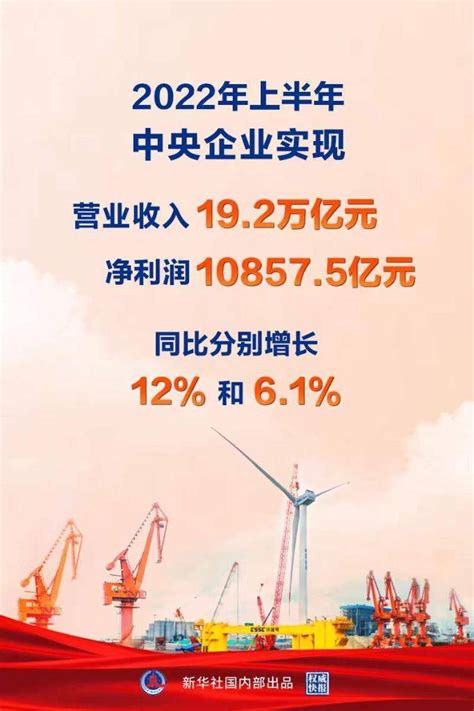 权威快报｜上半年中央企业净利润同比增长61节支资产负债率国内部