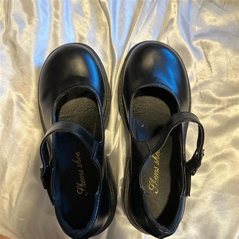 Mary Jane Look Alike Chunky Platforms Barley Worn Depop
