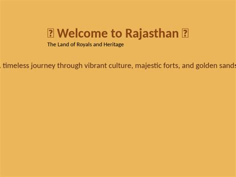 Rajasthan Aesthetic Introduction Pdf