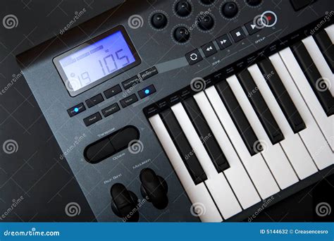 Professional MIDI Keyboard Stock Photo Image Of Background