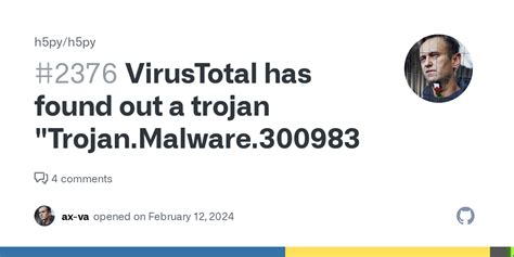 Virustotal Has Found Out A Trojan Trojanmalware300983susgen