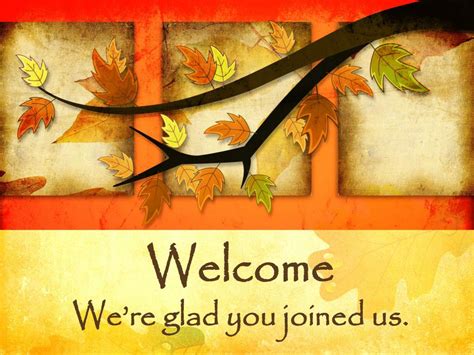 Ppt Welcome Were Glad You Joined Us Powerpoint Presentation Free