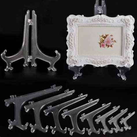 Купить Домашний декор 1pc 3579inch Fashion Clear Plastic Plate