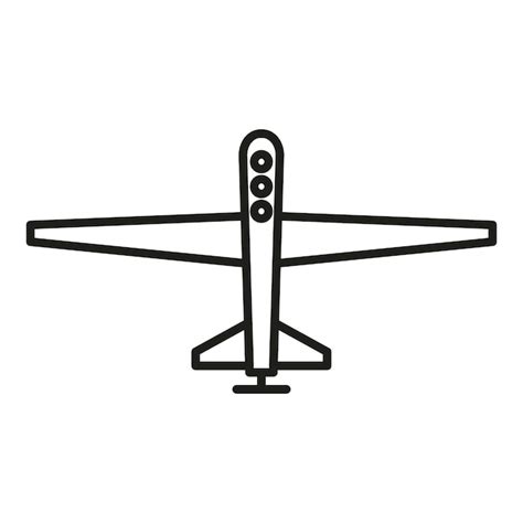 Premium Vector Plastic Drone View Icon Outline Vector Aerial Secure Video Spy Ai