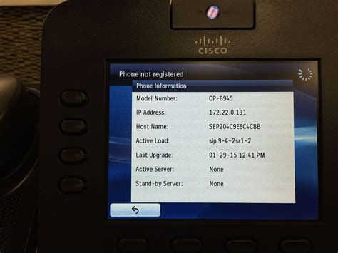 Solved Cp 8945 Phone Not Registered Cisco Community