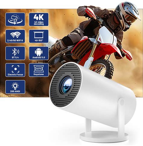 40 150 Smart Mini Projector 4k Decoding 1280 720p Output